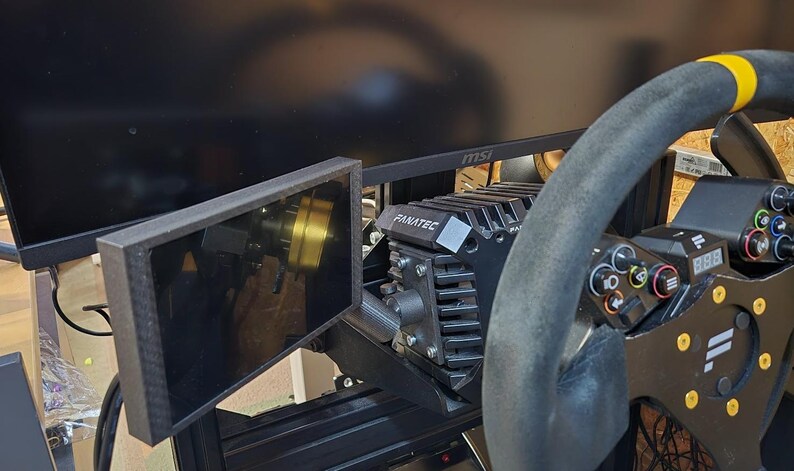 8" Screen for Simracing Moza, Fanatec, Simagic and Aluminum Profile - Etsy