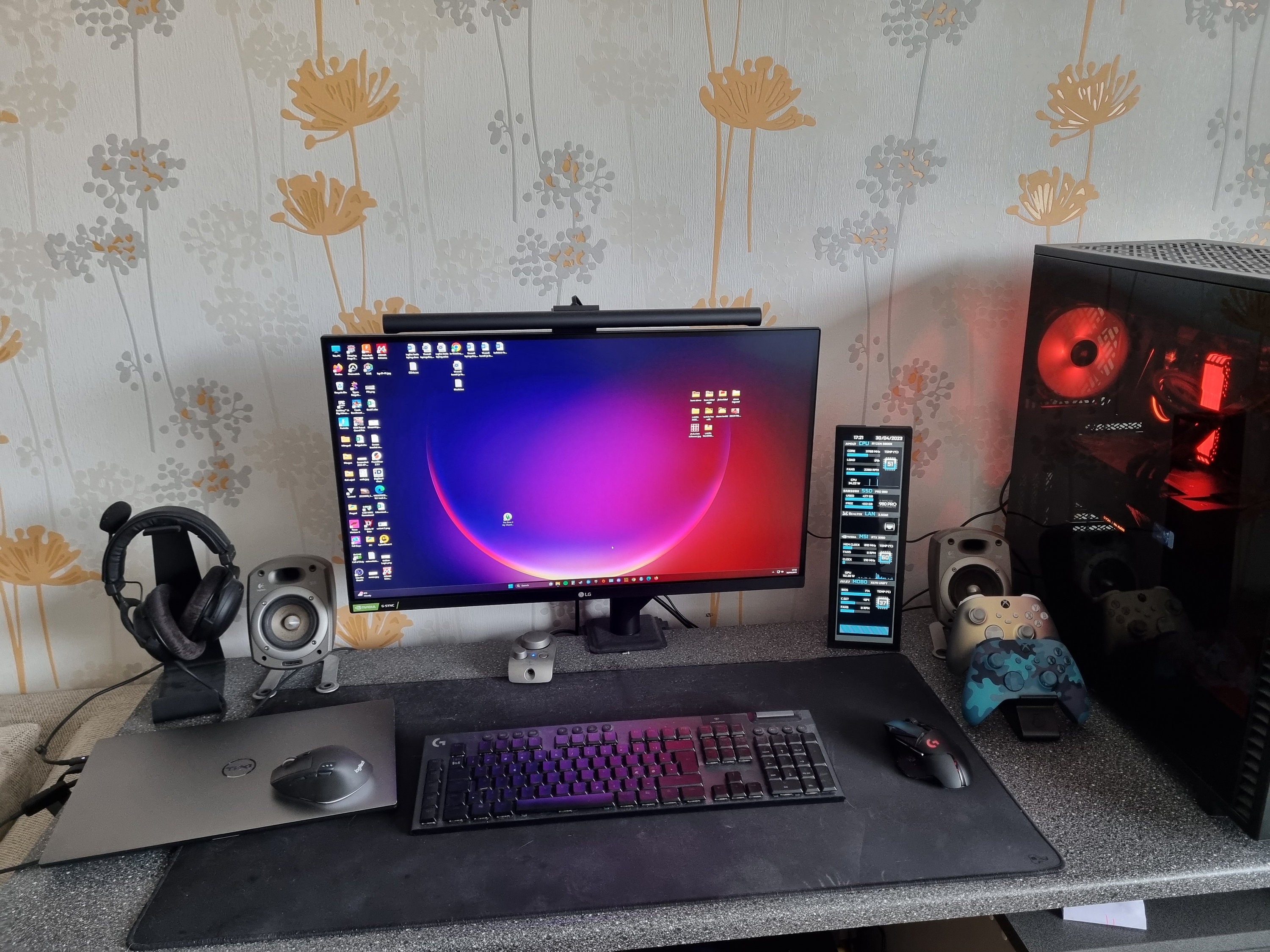 12,6 Casedisplay, PC Internal or on Desk Placement, Sensor Panel - Etsy