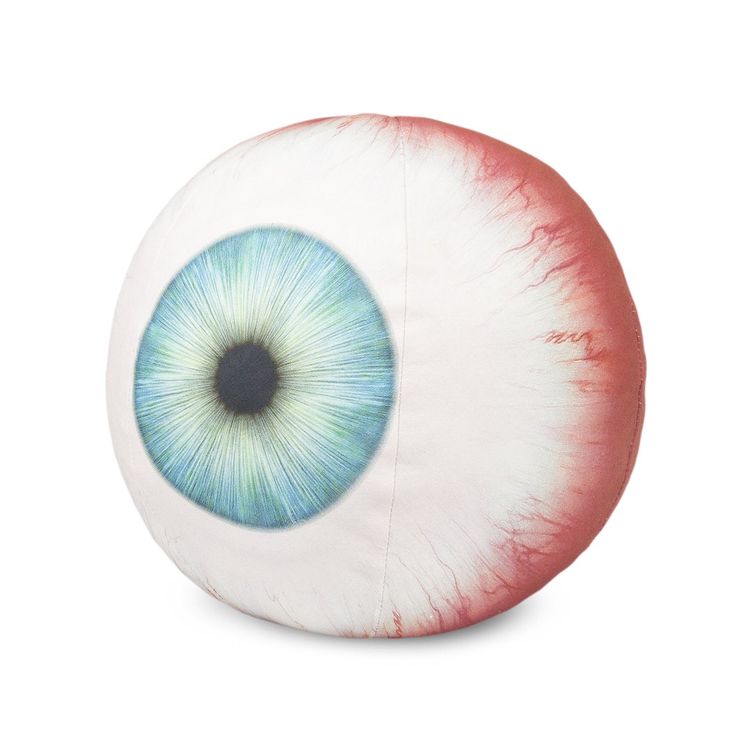 Eyeball Blue Eye Halloween Decoration Soft Spherical Throw Pillow High ...