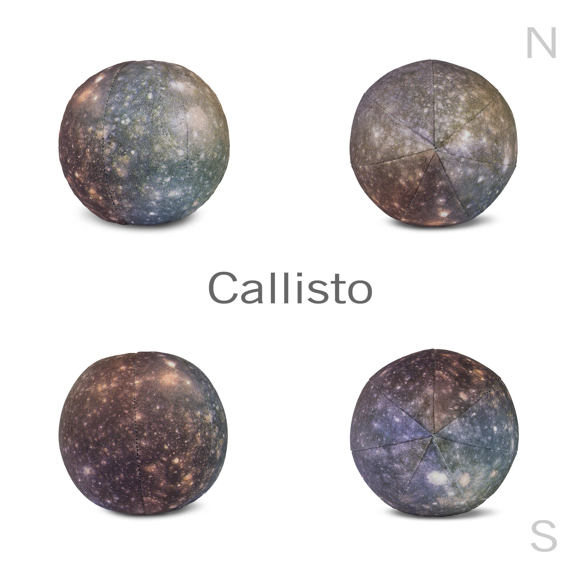 Callisto Moon of Jupiter Educational Toy for Kids and Toddlers 3D ...