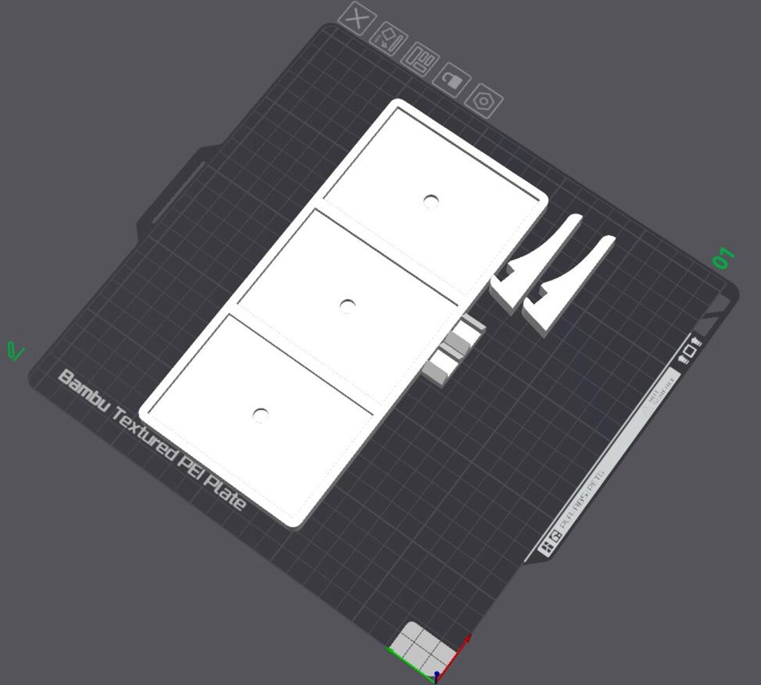 2.5"x3.5" 1x3 Magnetic Photo Frame 3D Print File (available for ...
