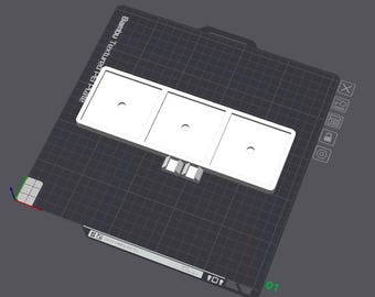 2.5" Titan/mpro 1x3 Magnetic Photo Frame 3D Print File Magnets ...