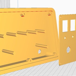 24 Function Button Box STL Files - 6 KCD4 Switches, 8 Push Buttons, 6 ...