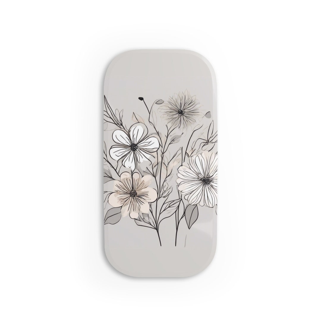 Cute Phone Stand and Phone Grip Boho Flower Design Phone - Etsy