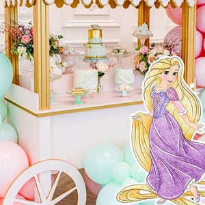 Rapunzel Cutout, Tangled Big Decor, Rapunzel Party Decoration Theme ...