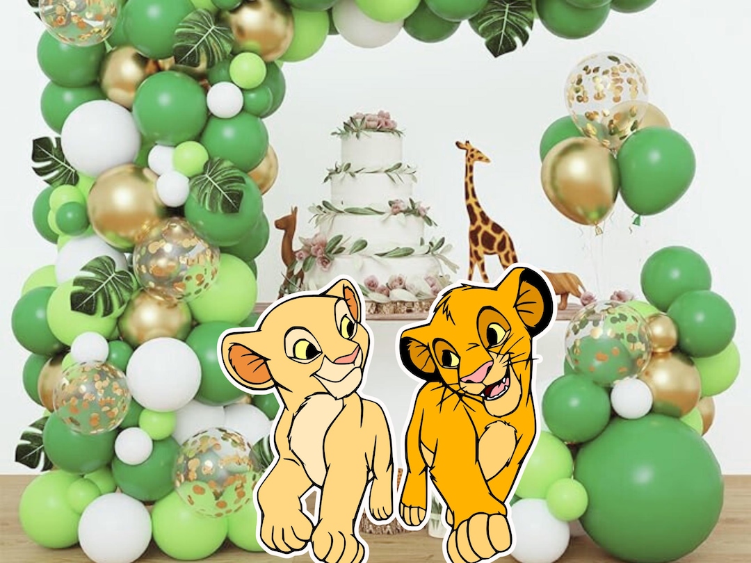 Lion King Cutout: Simba and Nala Party Decor (digital Download) - Etsy
