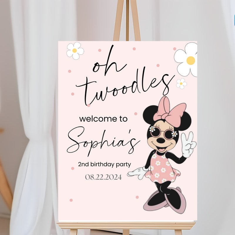 Minnie Mouse Party Signs - Etsy