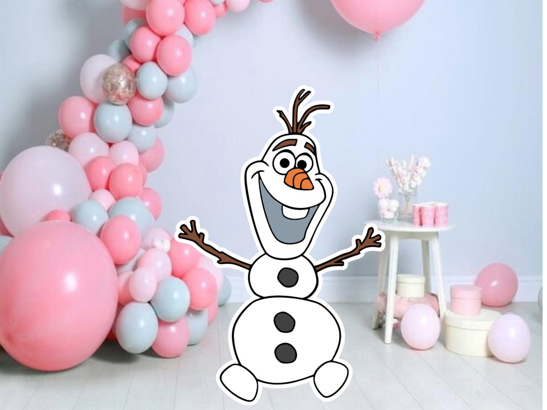 Olaf Cutout, Frozen Decor, Frozen Party Decoration Theme, Birthday ...