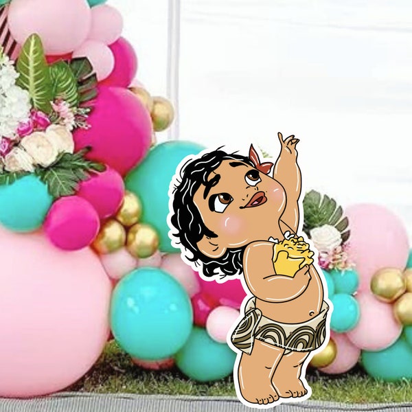Moana Cutout - Etsy