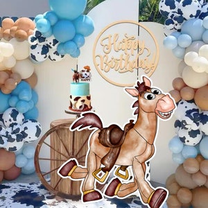 Bullseye Toy Story Cutout: Birthday Party Prop (digital Download) - Etsy