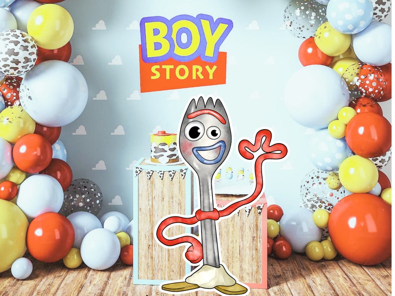 Toy Story Forky Cutout: Birthday Party Prop (digital Download) - Etsy