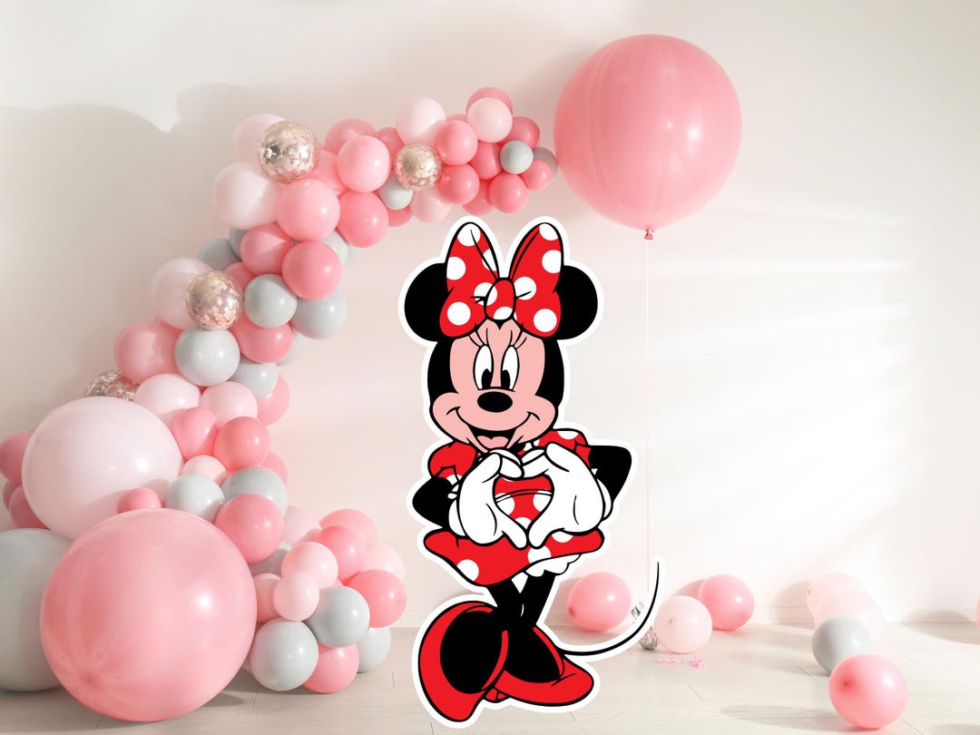 Minnie Mouse ,red Minnie Big Decor, Groovy Cutout, Cutout Decor, Minnie ...