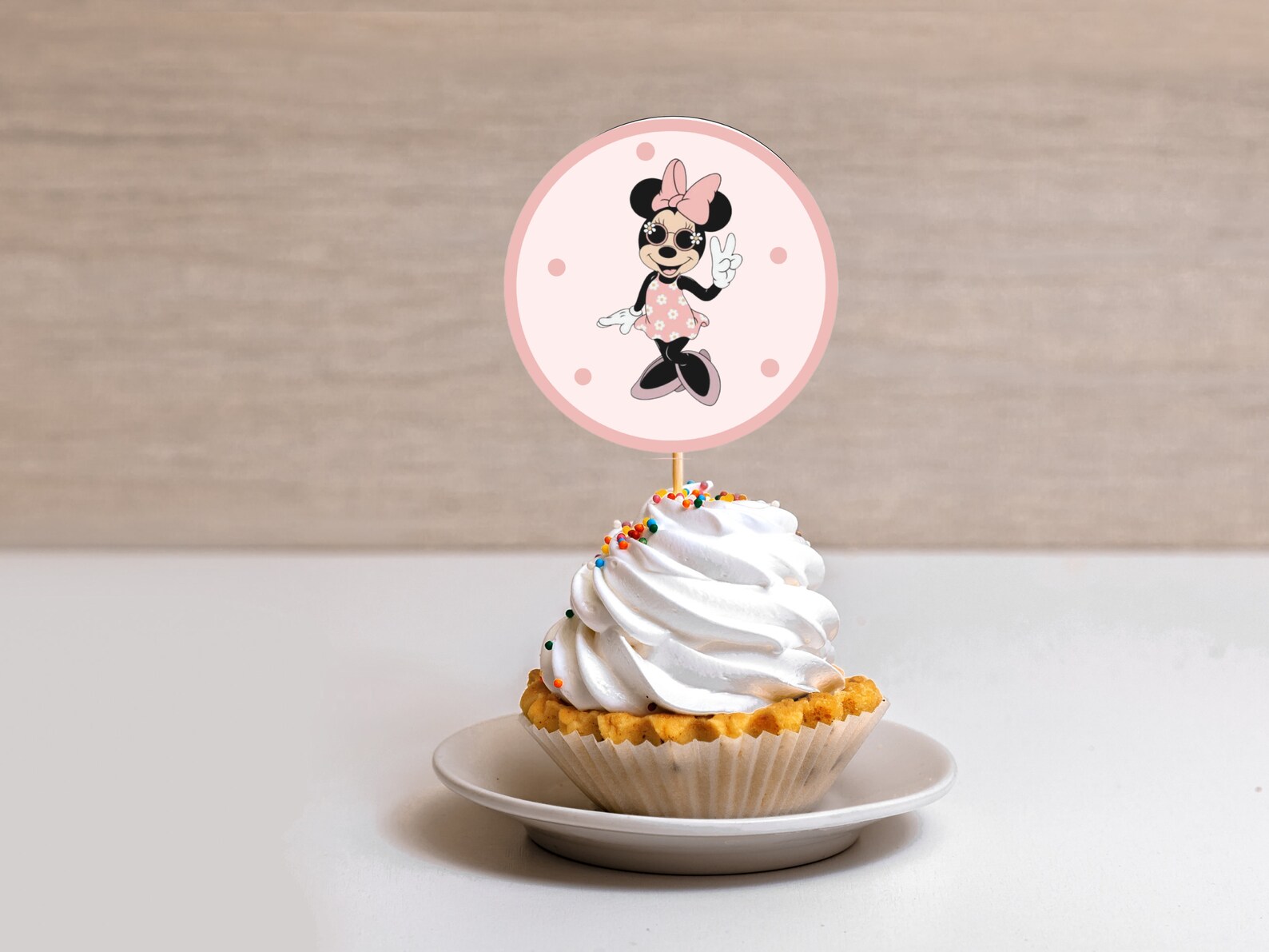 Minnie Mouse Cupcake Toppers, Mouse Party, Oh Twodles, Mouse Party ...