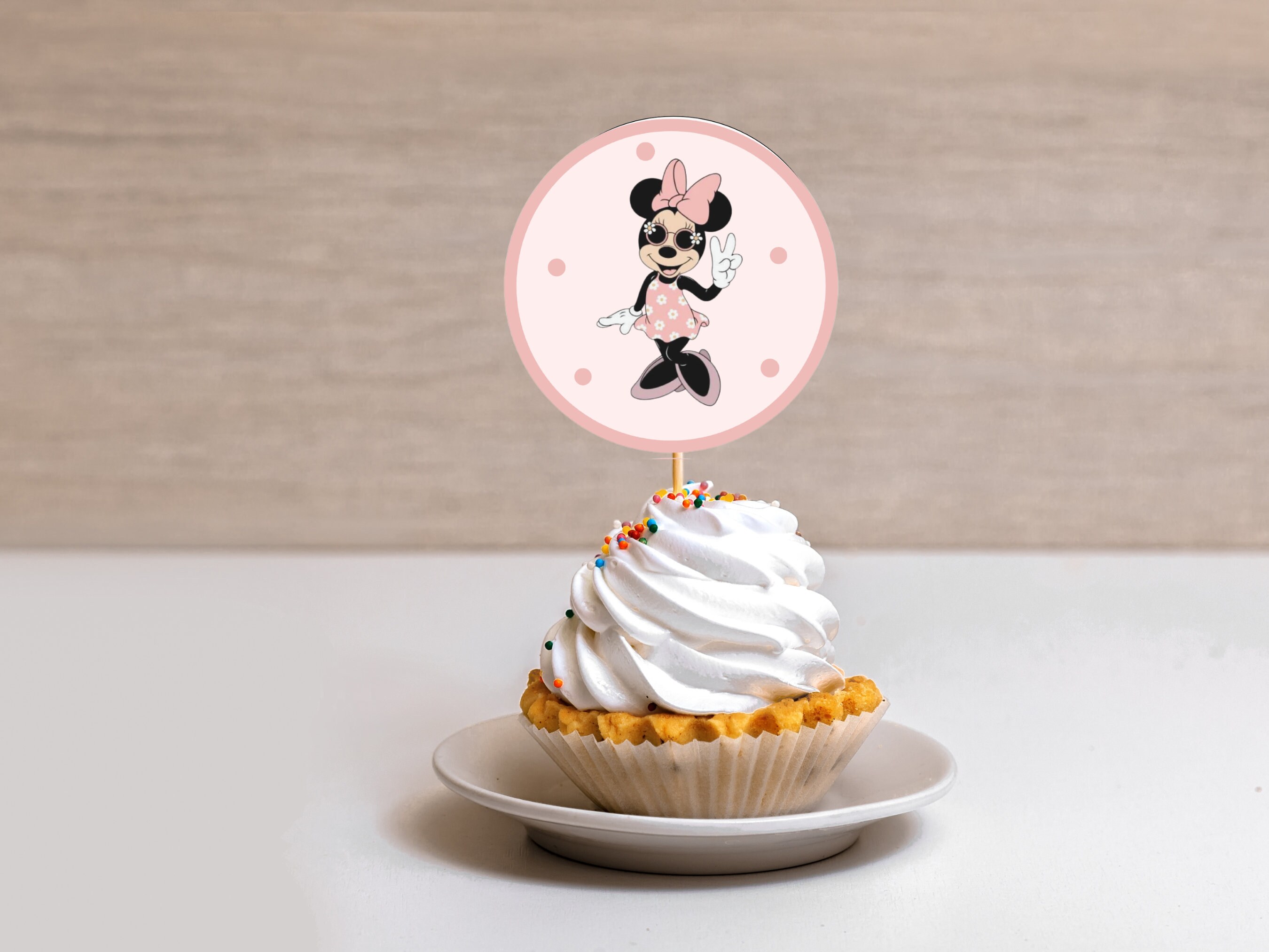 Minnie Mouse Cupcake Toppers, Mouse Party, Oh Twodles, Mouse Party ...