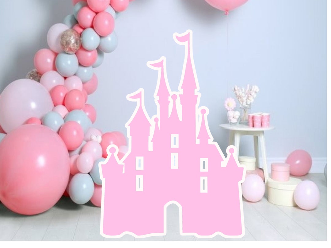 Castle Cutout, Princess Castle Cutout Decor, Princess Party Decoration ...