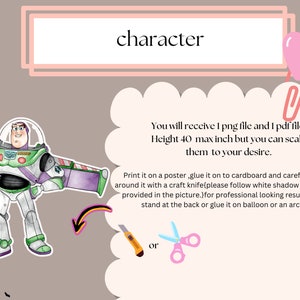 Buzz Lightyear Cutout: Toy Story Party Decoration (digital Download) - Etsy