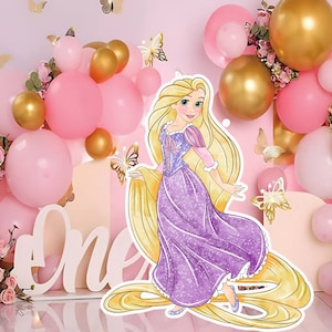 Rapunzel Cutout, Tangled Big Decor, Rapunzel Party Decoration Theme ...