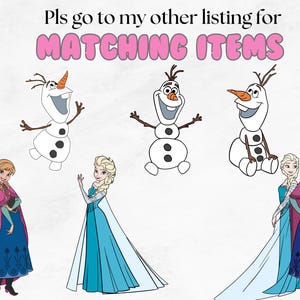 Anna Cutout, Frozen Decor, Frozen Party Decoration Theme, Birthday Party, Stand up Prop, Digital ...