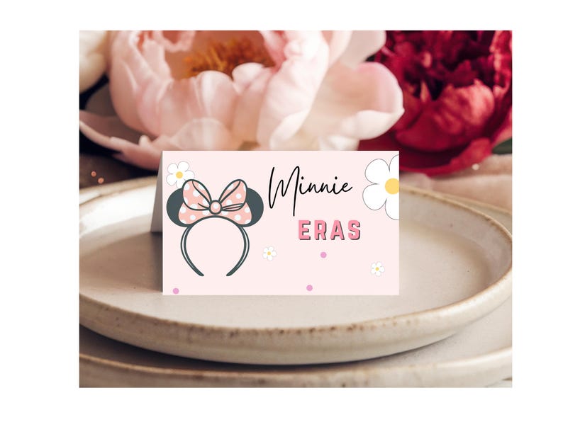 Minnie Mouse Birthday Food Labels | Party Decor (digital Download) - Etsy