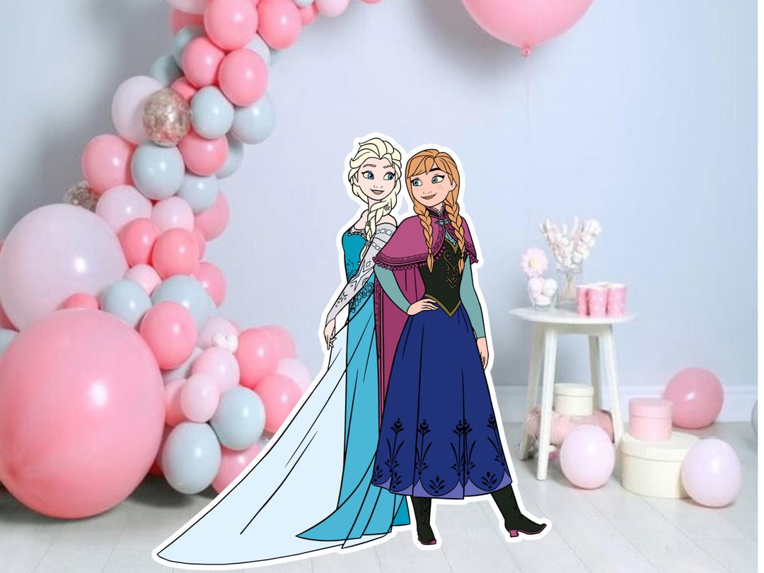 Ritaglio di Elsa e Anna: decorazioni per la festa di compleanno di ...