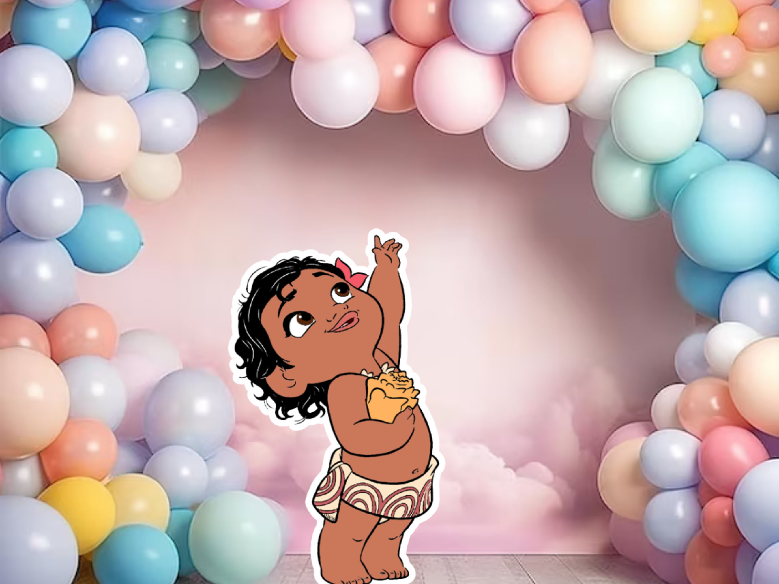 Moana Cutout, Moana Cutout Decor, Moana Baby Party Decoration, Moana ...