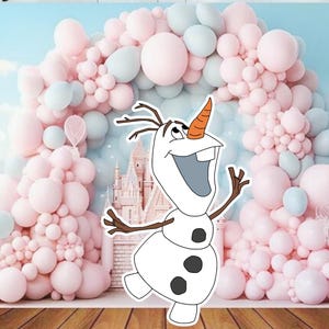 Olaf Cutout: Frozen Party Decoration (digital Download) - Etsy