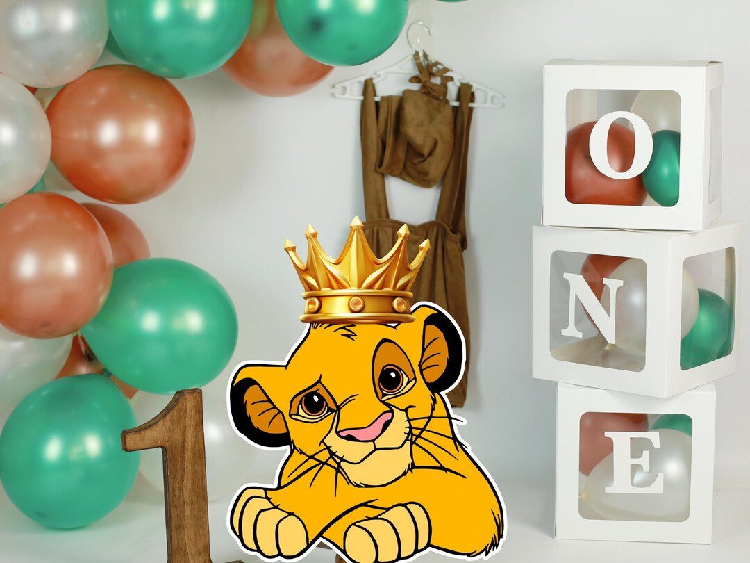Lion King Simba Cutout: Birthday Party Prop (digital Download) - Etsy