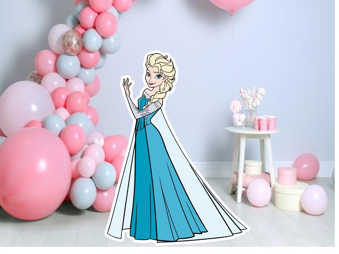 Elsa Cutout, Frozen Decor, Frozen Party Decoration Theme, Birthday ...
