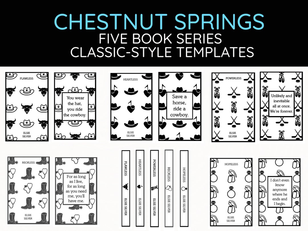 Bookbinding Cover Templates: Chestnut Springs Series Bookbinding ...