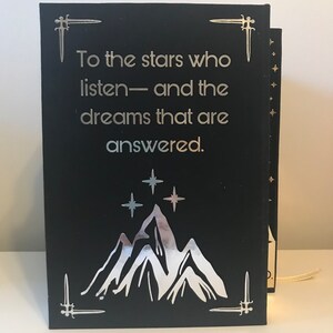 Bookbinding Cover Templates: ACOTAR Series Bookbinding Cover Design PNG ...