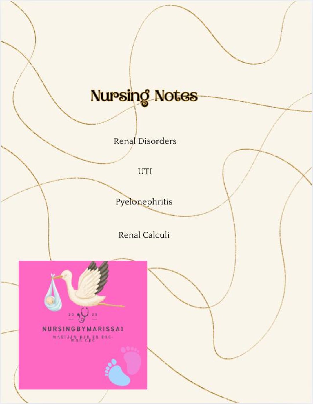 Renal Disorders Nursing School Study Guide - Etsy