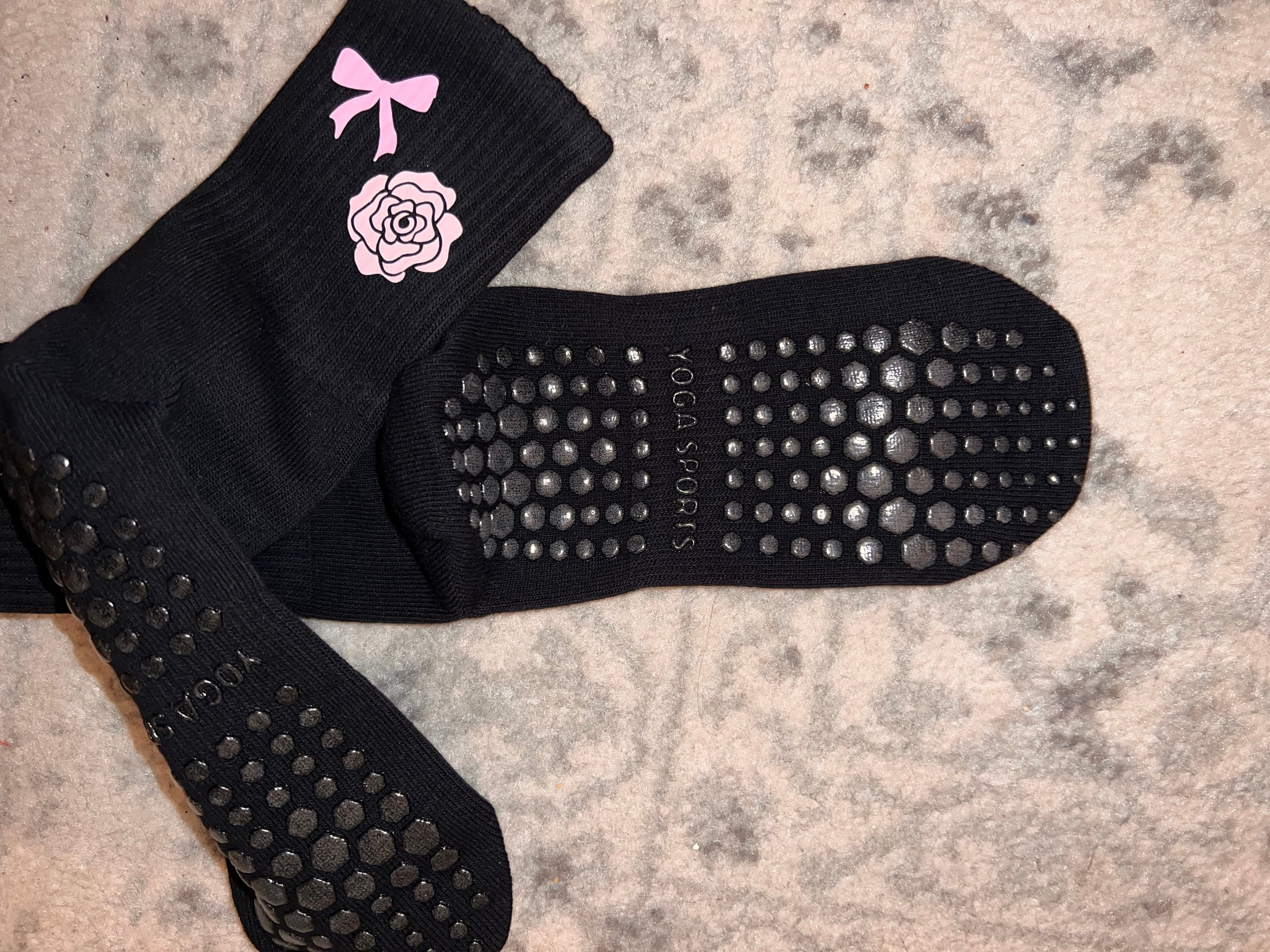 Cute Pilates Socks With Smiley Faces - Etsy