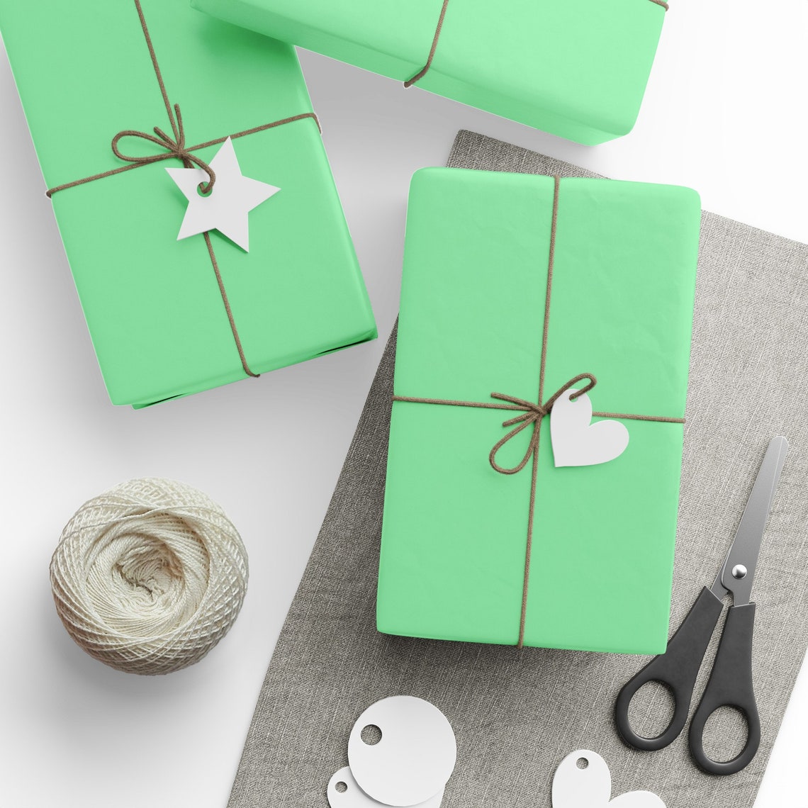 Mint Green Wrapping Paper, Mint Green Gift Wrapping, Green Wrapping ...
