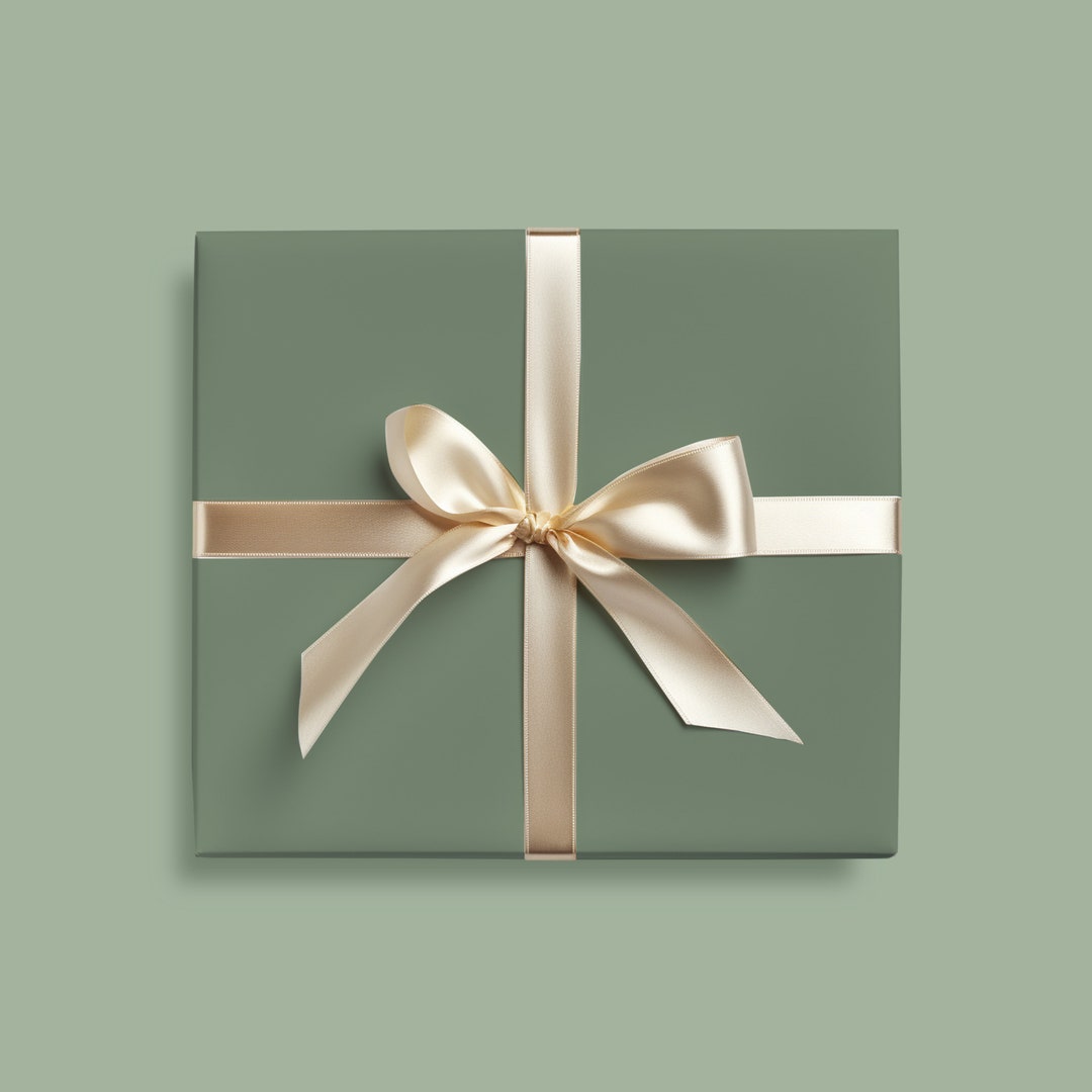 Sage Green Solid Wrapping Paper, Green Gift Wrap, Military Green, Sage ...