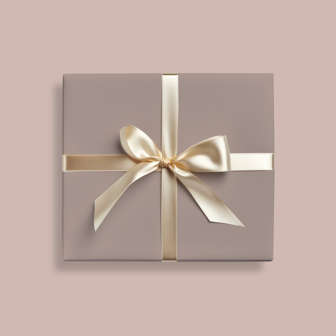 Taupe Wrapping Paper, Brown Gift Wrapping, Plain Wrapping Paper, Solid ...