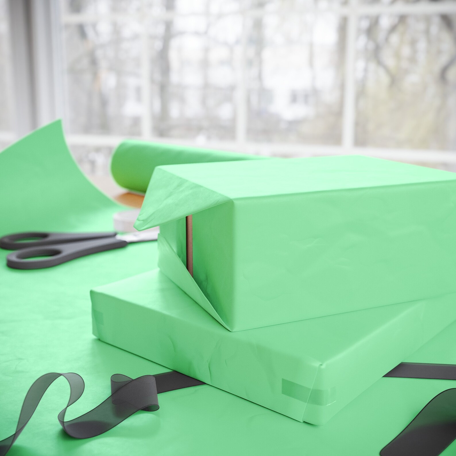 Mint Green Wrapping Paper, Mint Green Gift Wrapping, Green Wrapping ...
