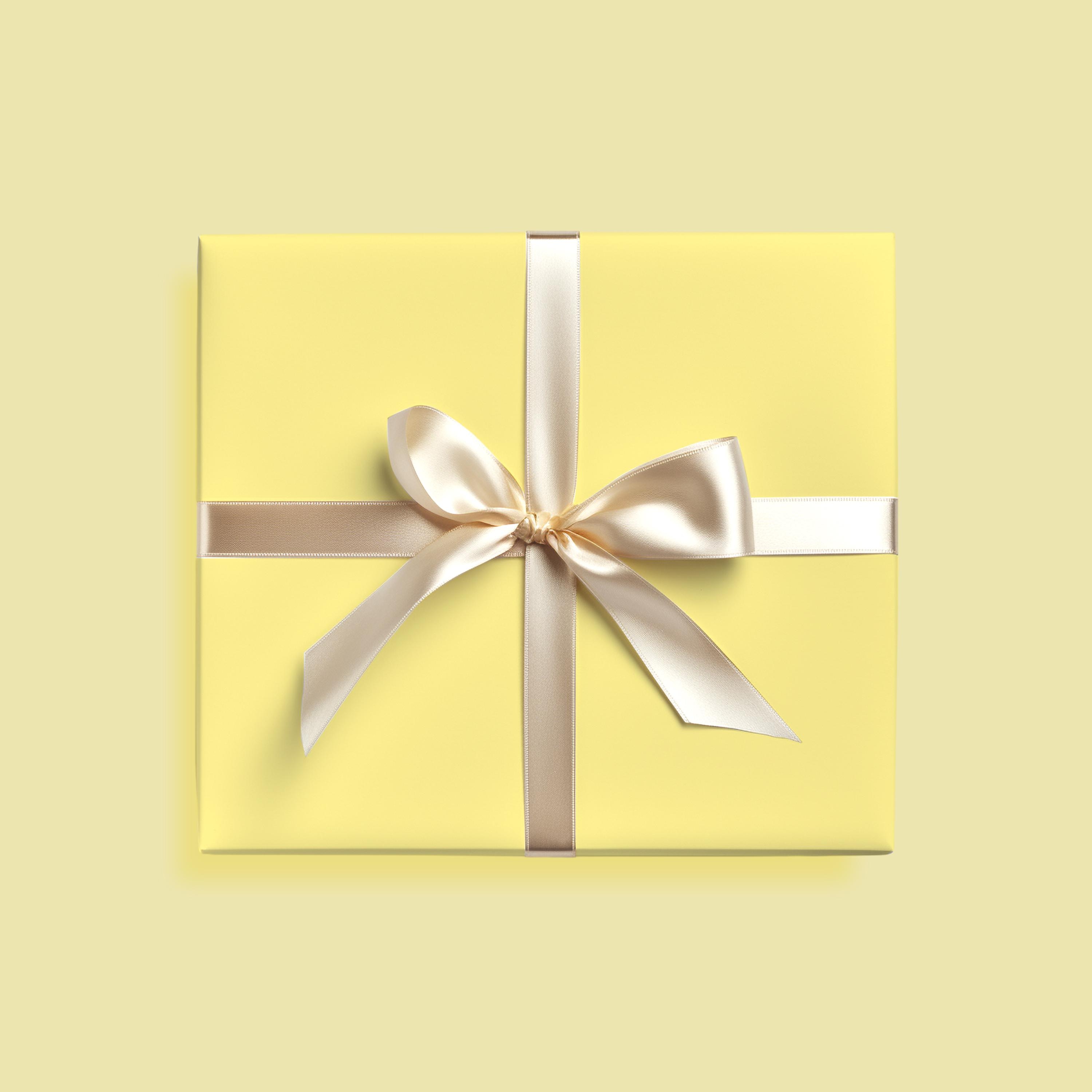 Yellow Wrapping Paper, Yellow Gift Wrapping, Sunshine Yellow Wrapping ...