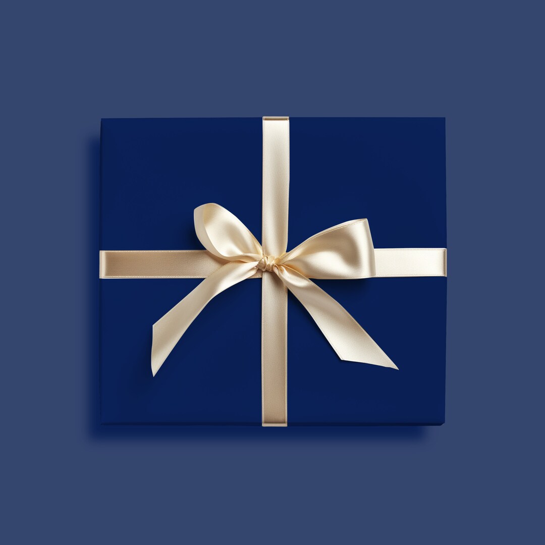 Navy Wrapping Paper, Blue Gift Wrapping, Plain Wrapping Paper, Solid ...