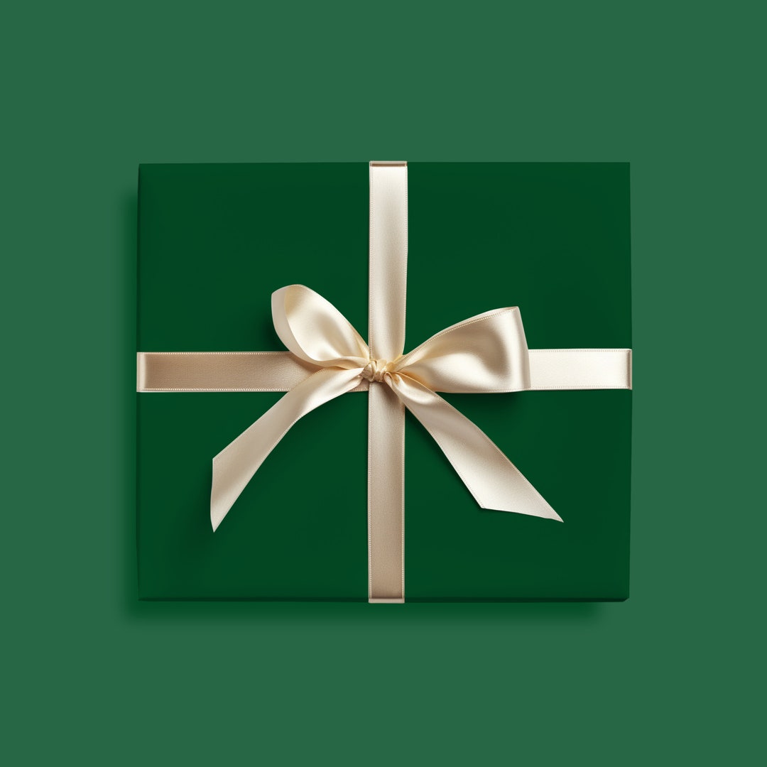 Forest Green Wrapping Paper, Dark Green Gift Wrap, Plain Wrapping Paper ...