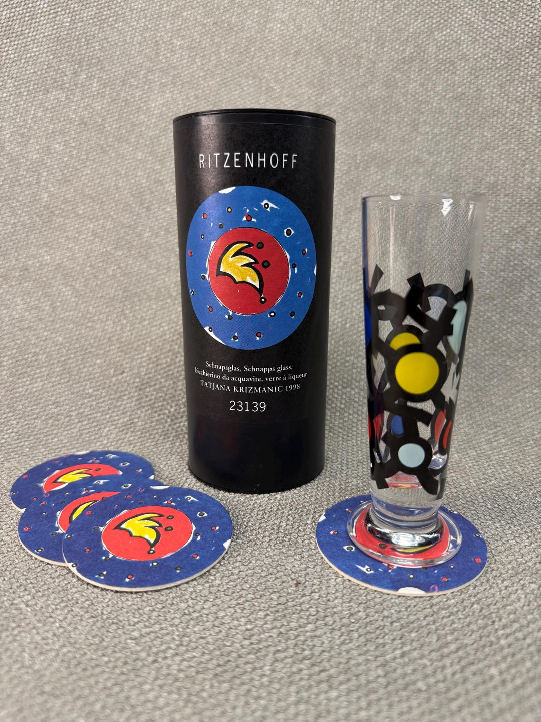 Ritzenhoff Schnapsglas, Schnapps Glass 1998, Tatjana Krizmanic 23139 ...