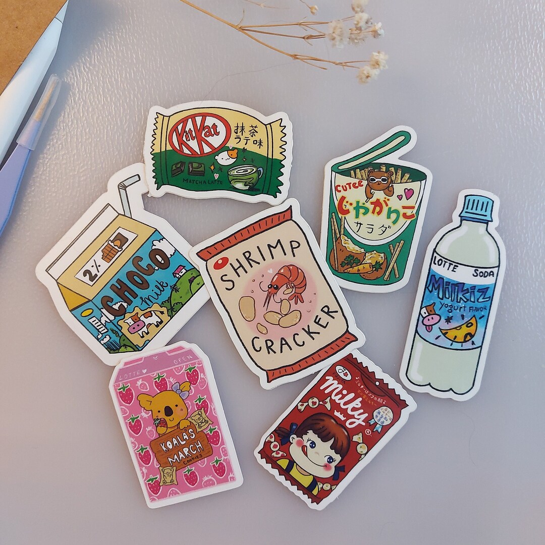 Kit Kat Snack Stickers -|die-cut | Milkis Drink|calbee Chips | Kitkat ...