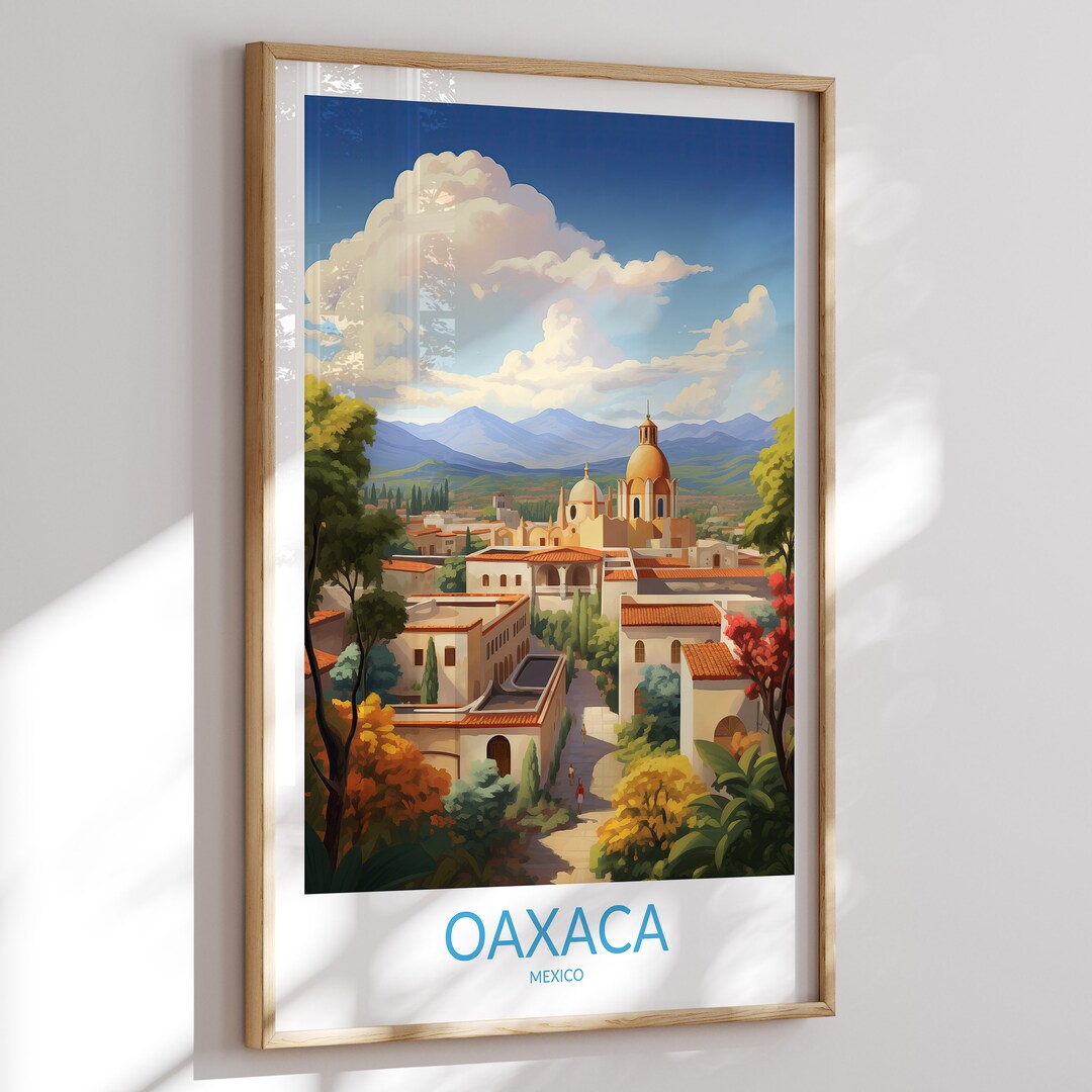 Oaxaca Print, Oaxaca Poster, Oaxaca Wall Art, Oaxaca Art Print, Oaxaca ...