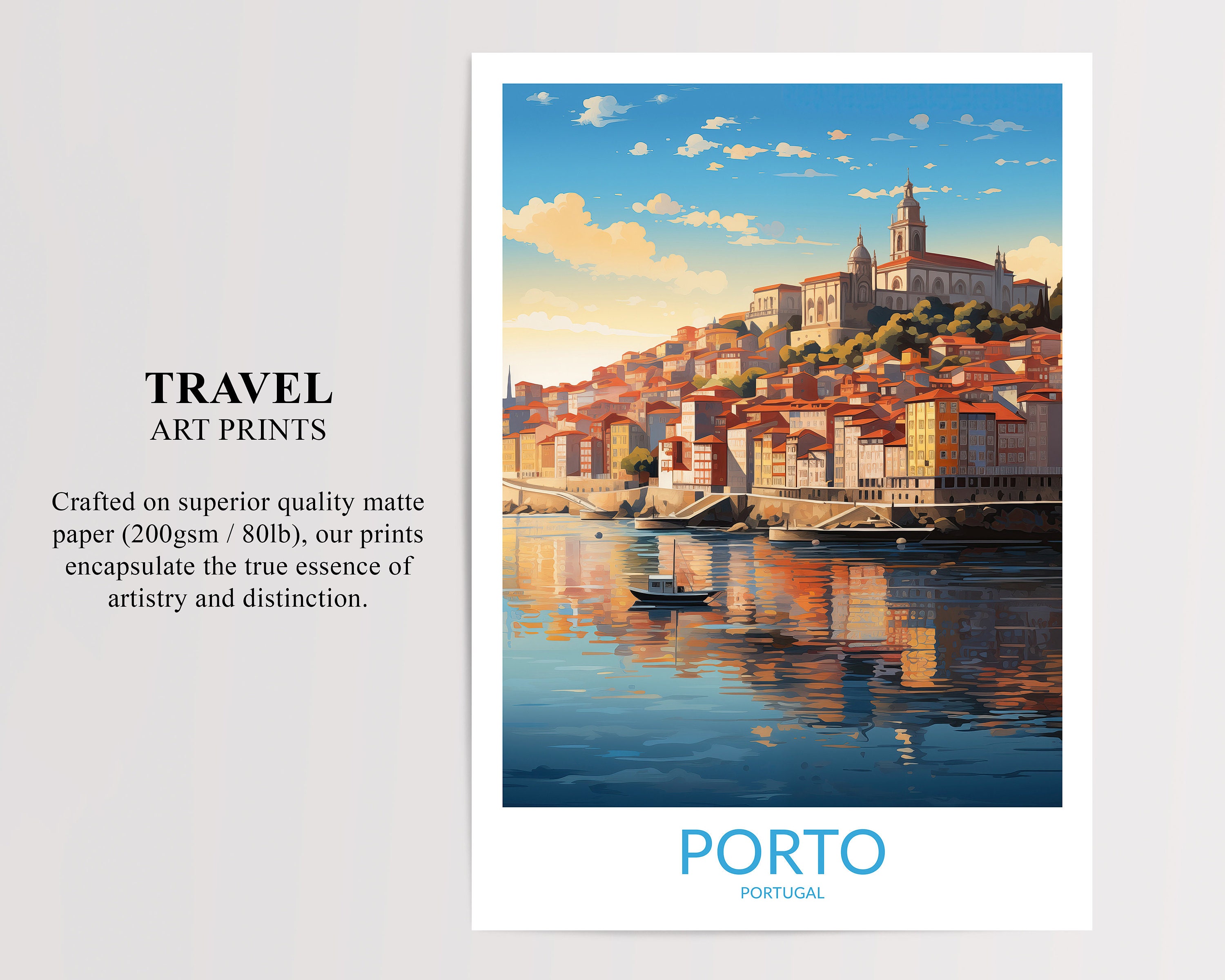 Porto Print, Porto Poster, Porto Wall Art, Porto Art Print, Porto ...