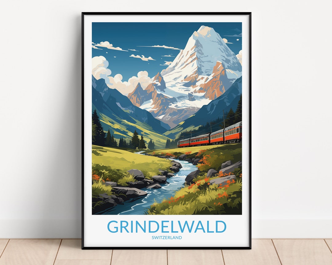 Grindelwald Print, Grindelwald Poster, Grindelwald Wall Art ...