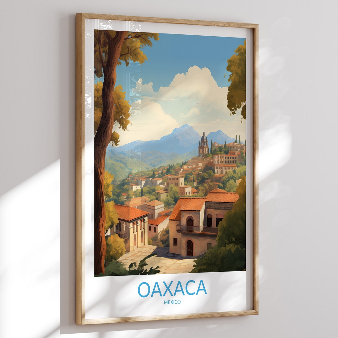 Oaxaca Print, Oaxaca Poster, Oaxaca Wall Art, Oaxaca Art Print, Oaxaca ...