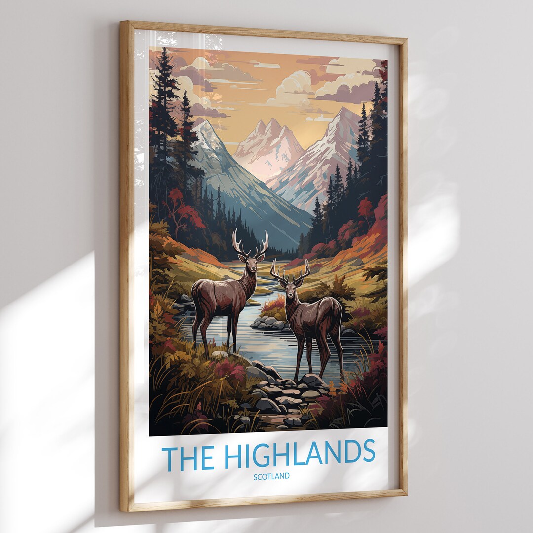 The Highlands Print, the Highlands Poster, the Highlands Wall Art, the ...