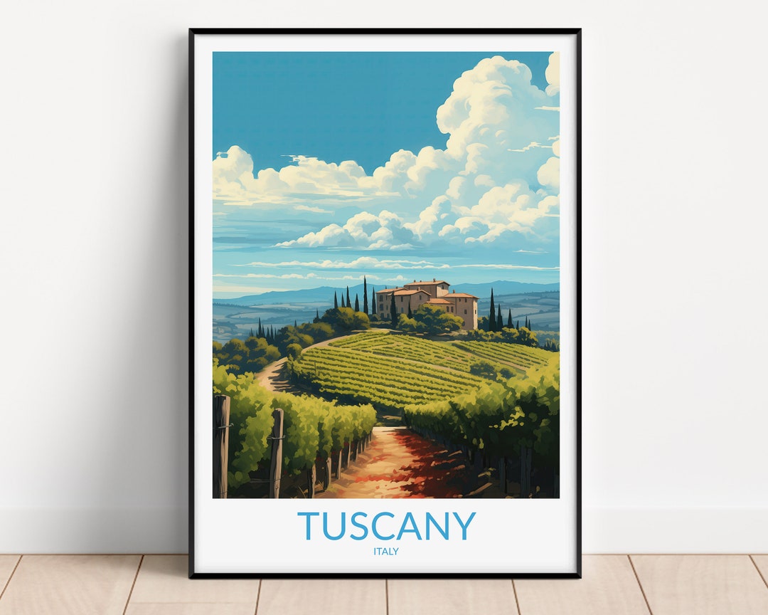 Tuscany Print, Tuscany Poster, Tuscany Wall Art, Tuscany Art Print ...