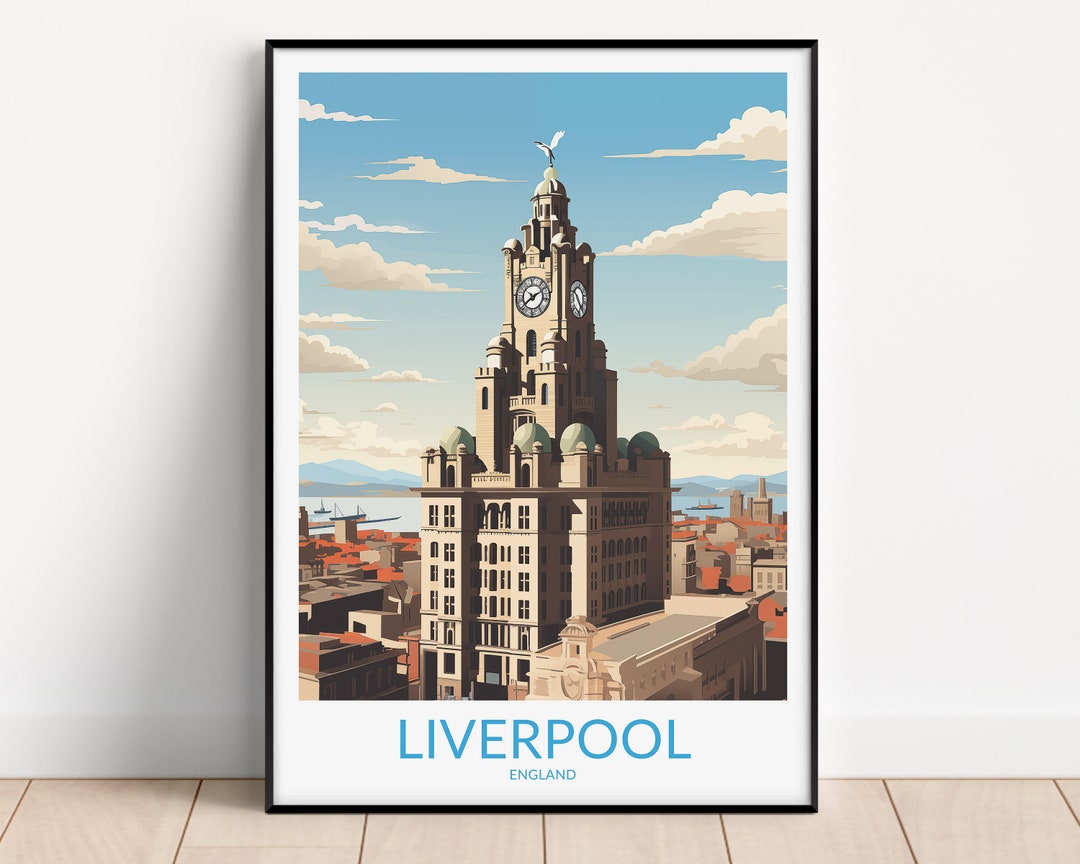 Liverpool Print, Liverpool Poster, Liverpool Wall Art, Liverpool Art ...