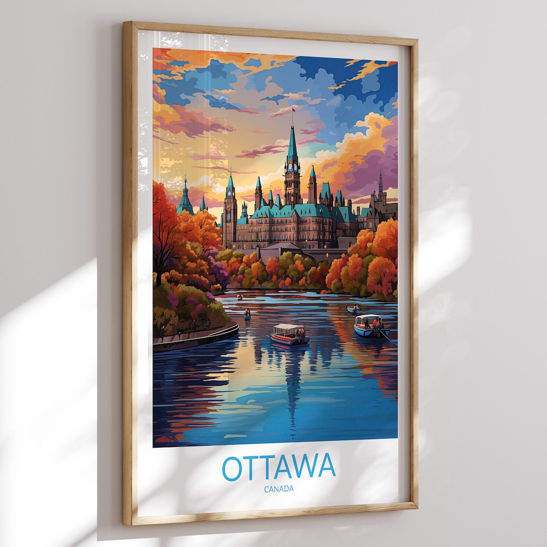 Ottawa Print, Ottawa Poster, Ottawa Wall Art, Ottawa Art Print, Ottawa ...