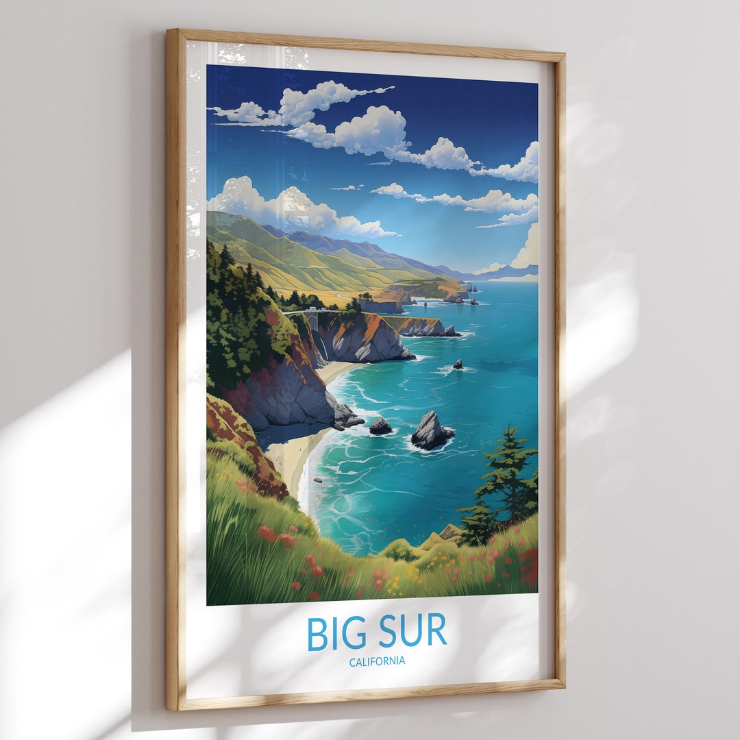 Big Sur Print, Big Sur Poster, Big Sur Wall Art, Big Sur Art Print, Big ...